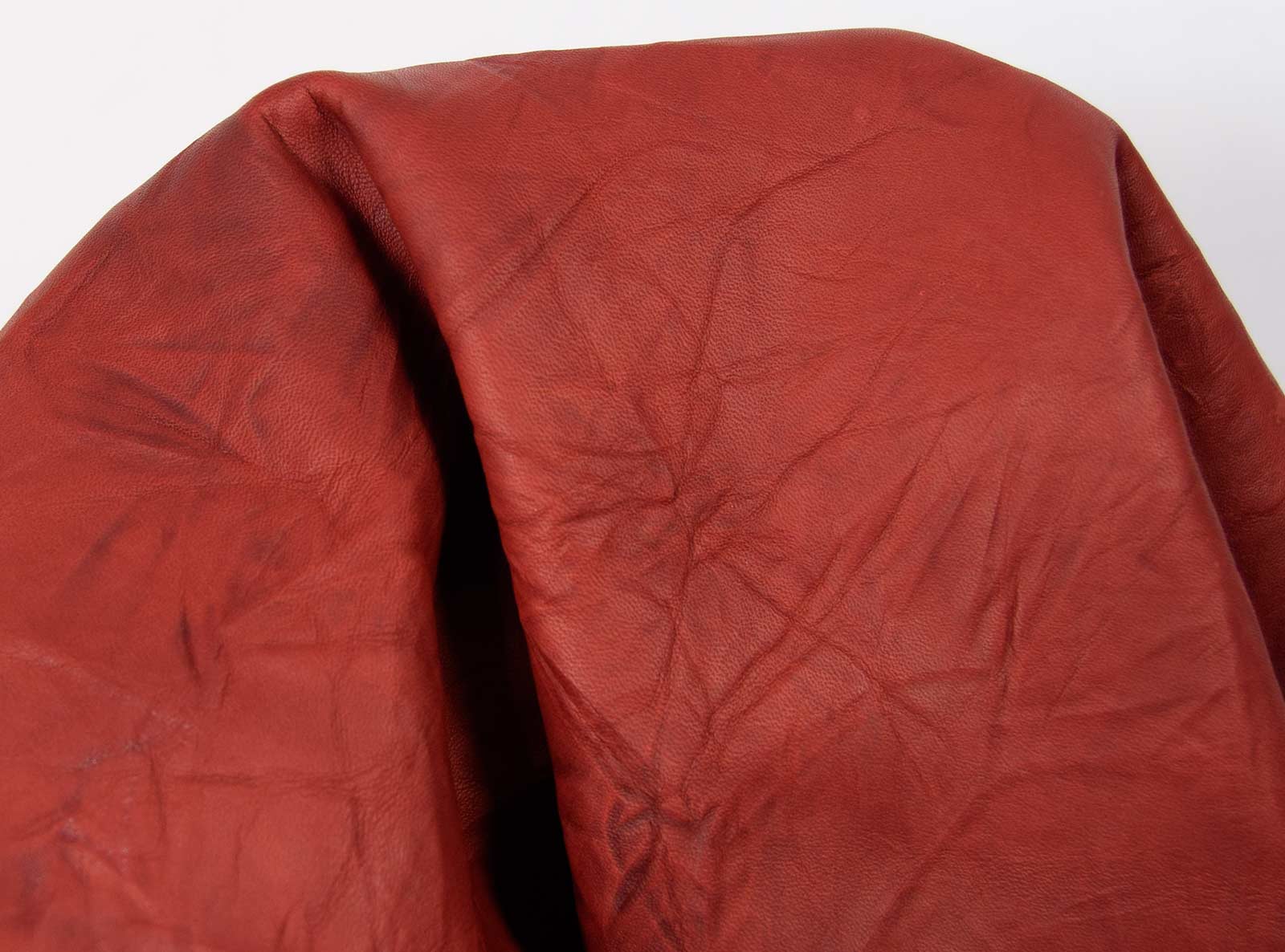 Ital. Taschenleder "Crunchy" rot 1,3-1,5 mm Lederhaut Leder #rba